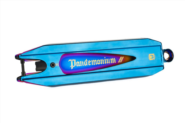 Ethic Pandemonium V2 Stunt Scooter Deck 460mm - Chrome Blue – Pro ...